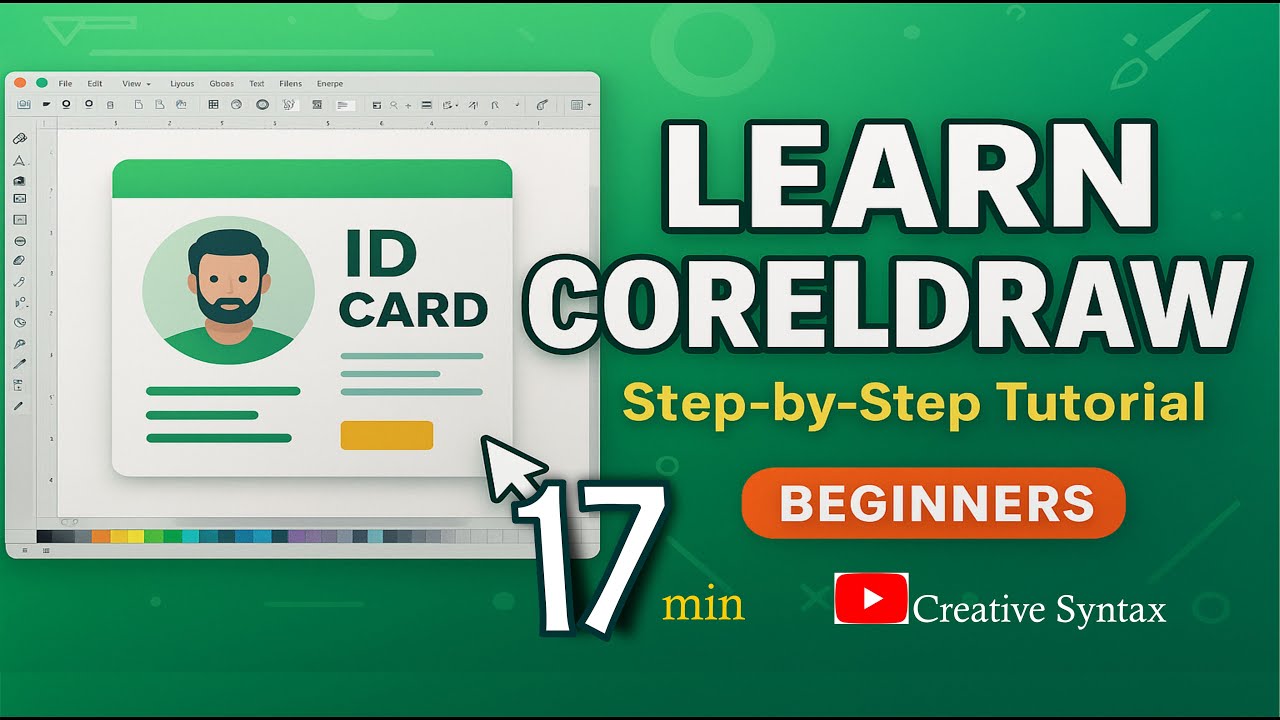 CorelDRAW Tutorial for Beginners 2025 | Step-by-Step Guide - YouTube
