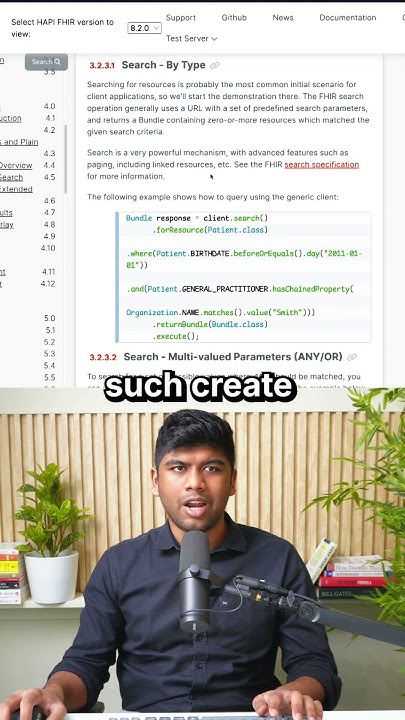 Use FHIR APIs using the HAPI FHIR Library - YouTube