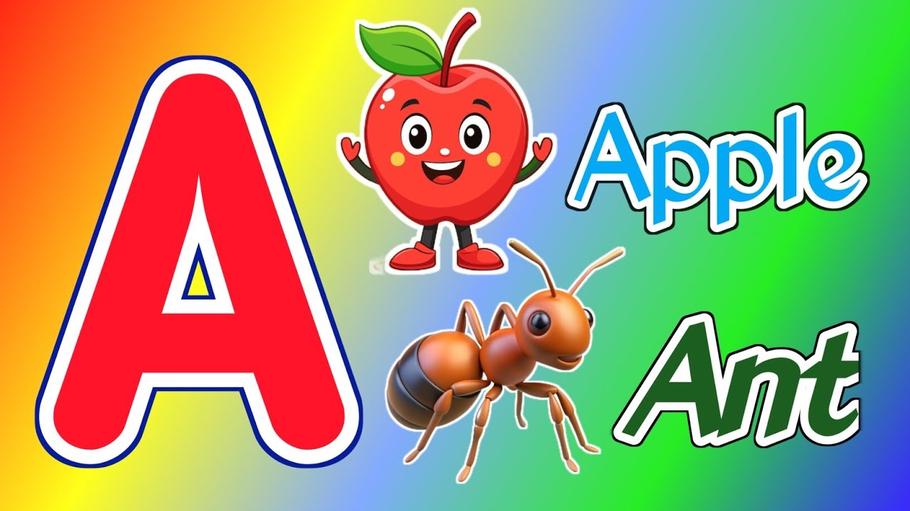 abc's Youtube || The alphabet Book || abc books || a. for apple || Kids ...