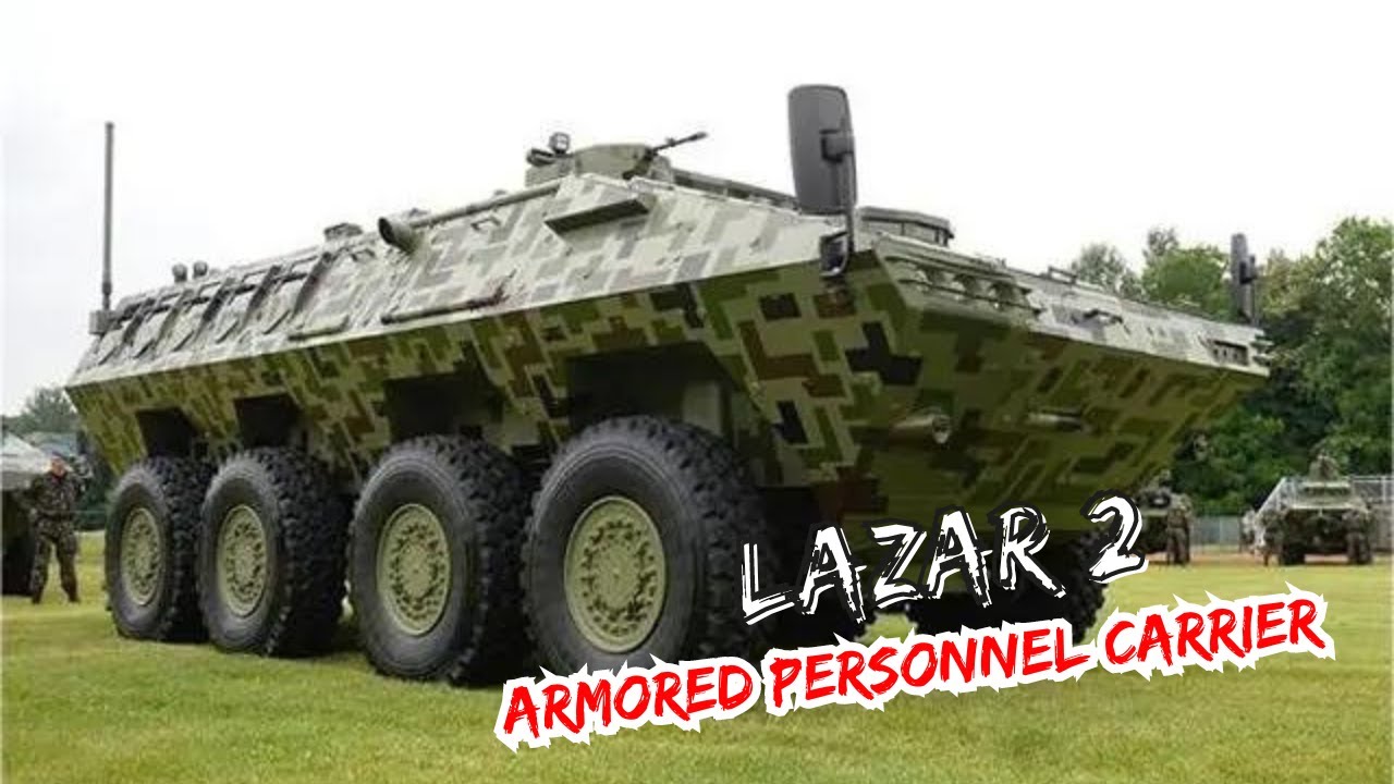 Lazar 2 Armored personnel carrier - YouTube