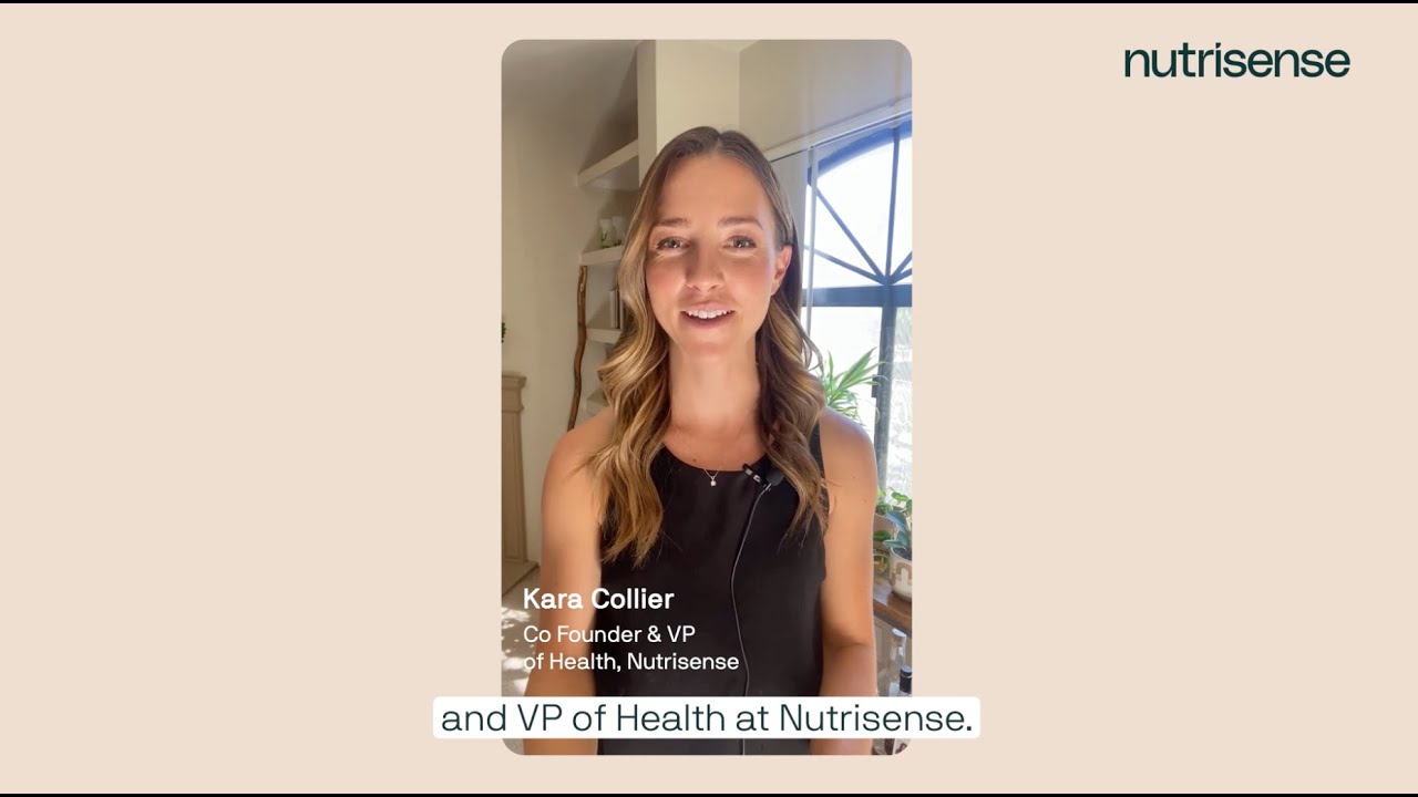 Nutrisense Founder Series - Kara Collier - Why I Co-Founded Nutrisense ...