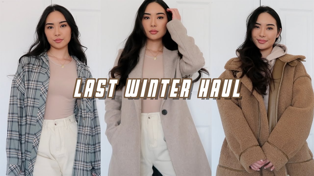 Last Winter Clothing Haul l Zara, Oak+Fort & more! - YouTube