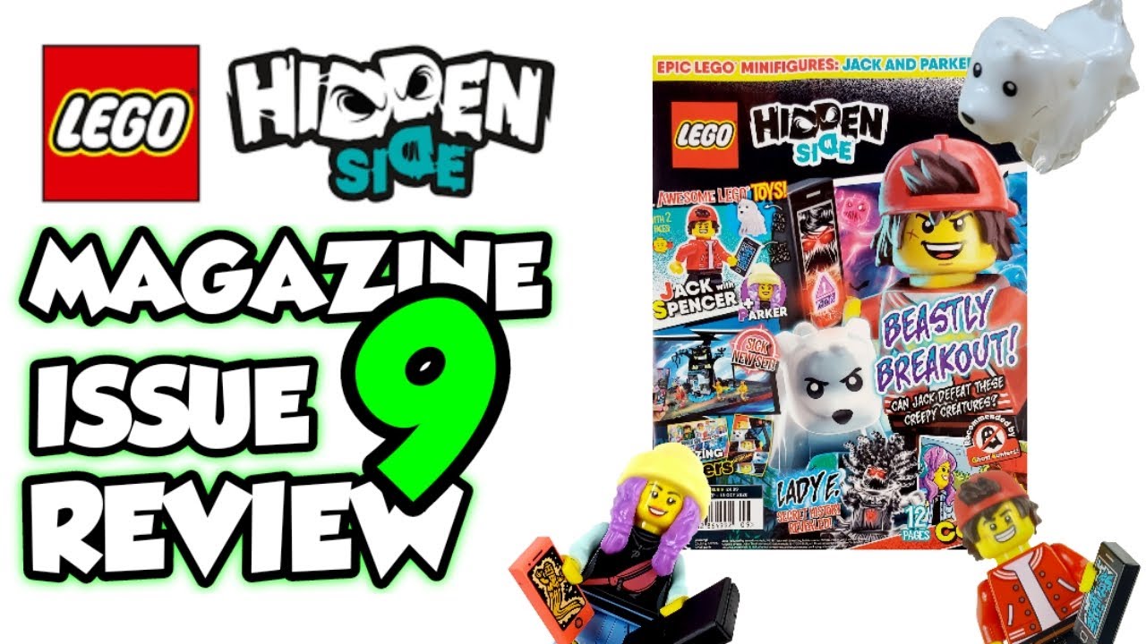 LEGO HIDDEN SIDE MAGAZINE ISSUE 9 Review - Minifigures and more. - YouTube