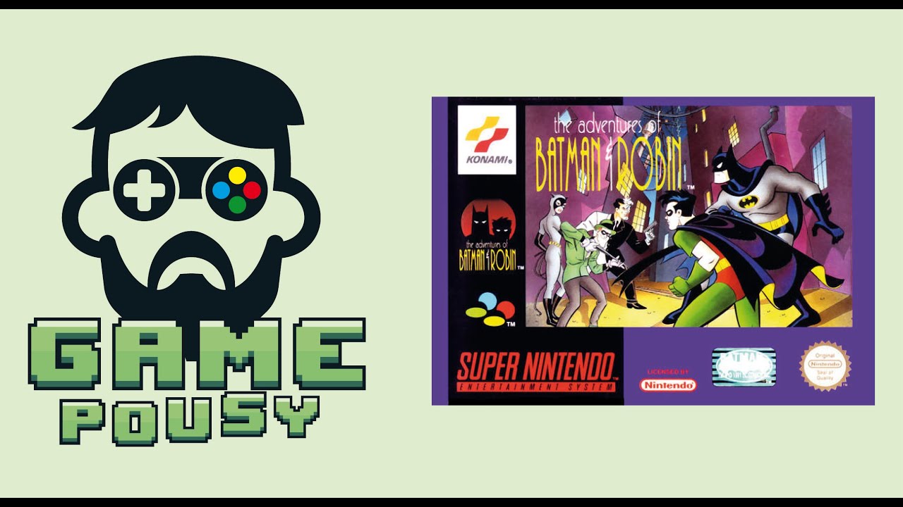 The Adventures of Batman & Robin - Super Nintendo - Game Pousy - YouTube