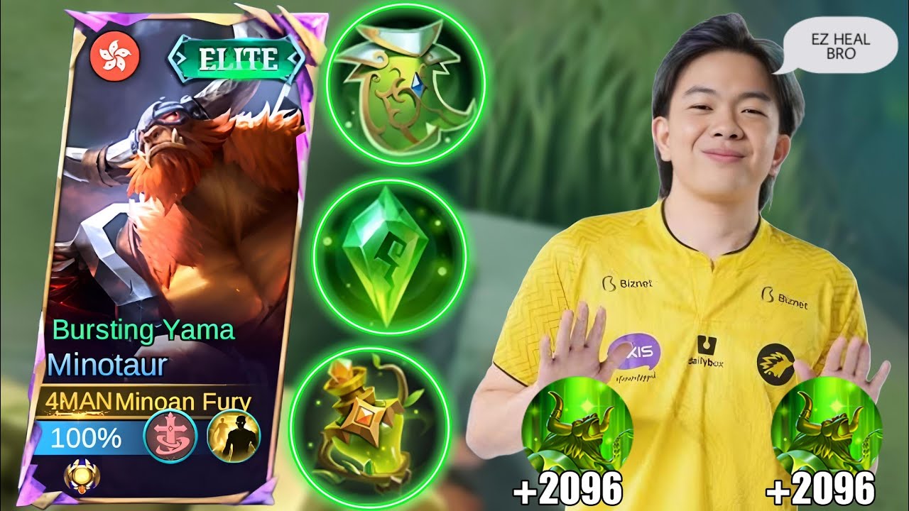 MINOTAUR INSANE MAGIC BUILD INSTANT 2K HEAL WITH FAVOR? 🔥 - YouTube