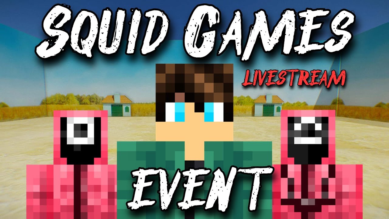 ŽIVĚ - SQUID GAMES EVENT V MINECRAFTU?! 😱 play.ludere-mc.eu - YouTube