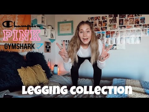 my legging collection + try on - YouTube