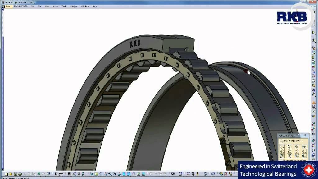 RKB single row cylindrical roller bearings - YouTube