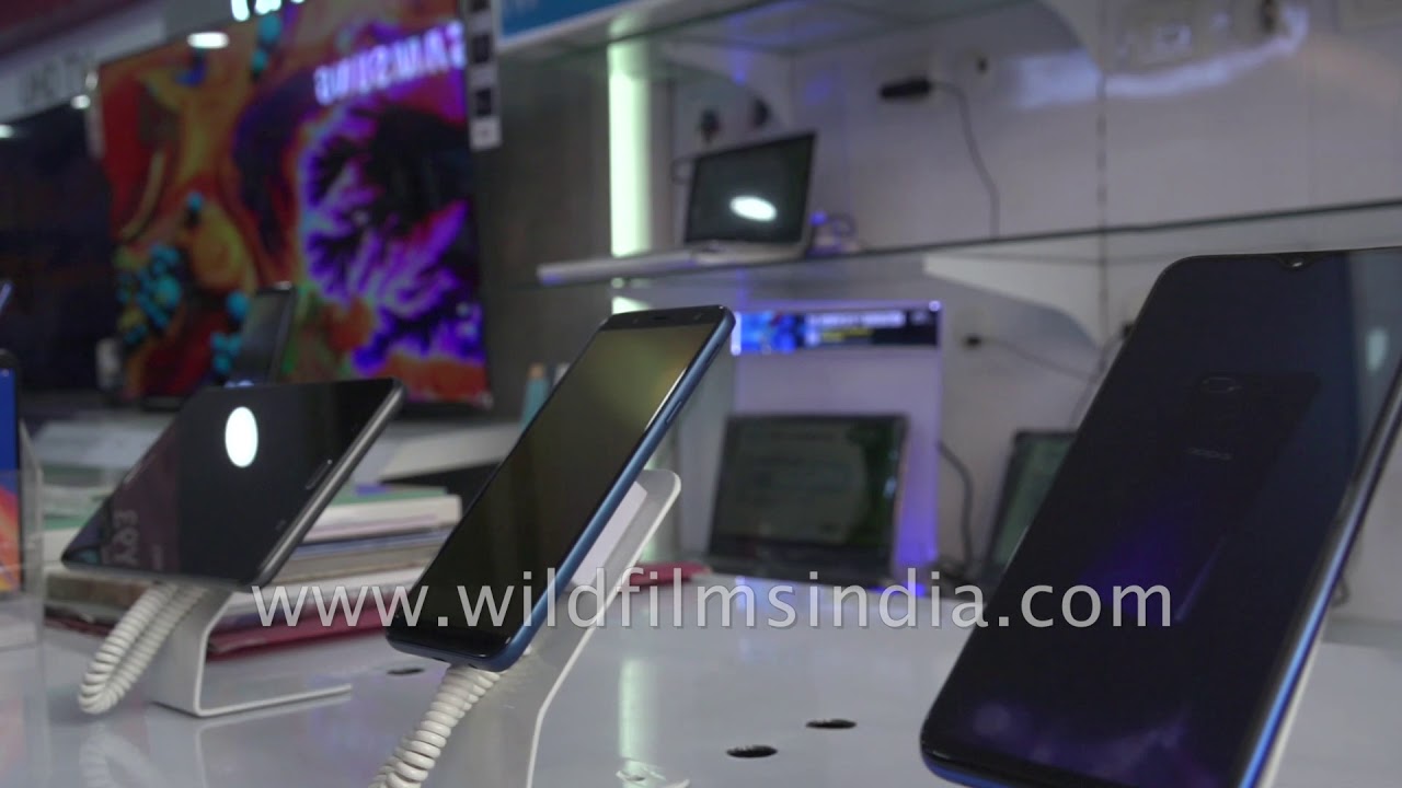 Sargam Electronics store in Yusuf Sarai offers a variety of phones for ...