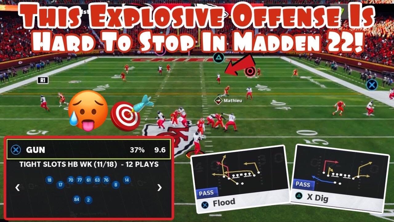 This Explosive Offense Is Hard To Stop In Madden 22! |Tight Slots HB WK ...