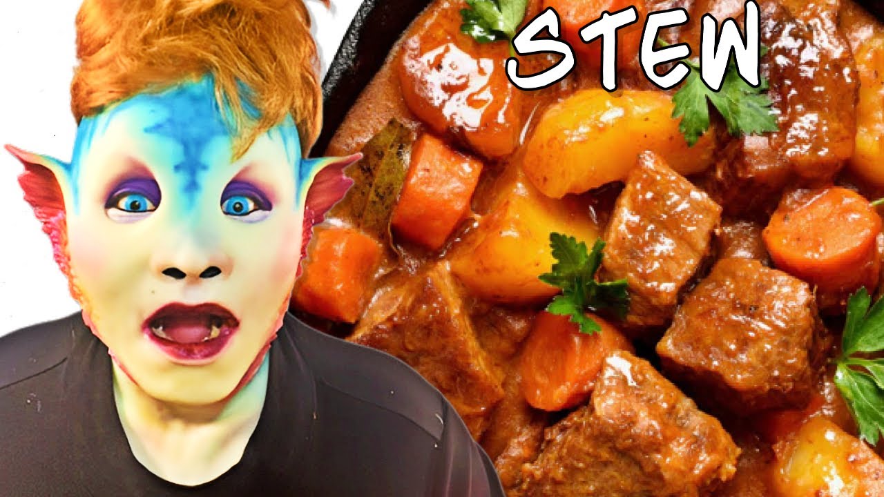 MUKBANG EATING • BEEF STEW - YouTube