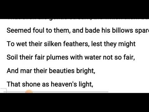 PROTHALAMION by Edmund Spenser--part -2 - YouTube