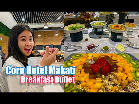 Coro Hotel Makati Breakfast Buffet | Poblacion Makati Hotels | Gaby ...