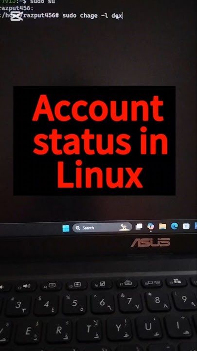 How to check the Account Status in Linux!#linux #linuxos #shorts - YouTube