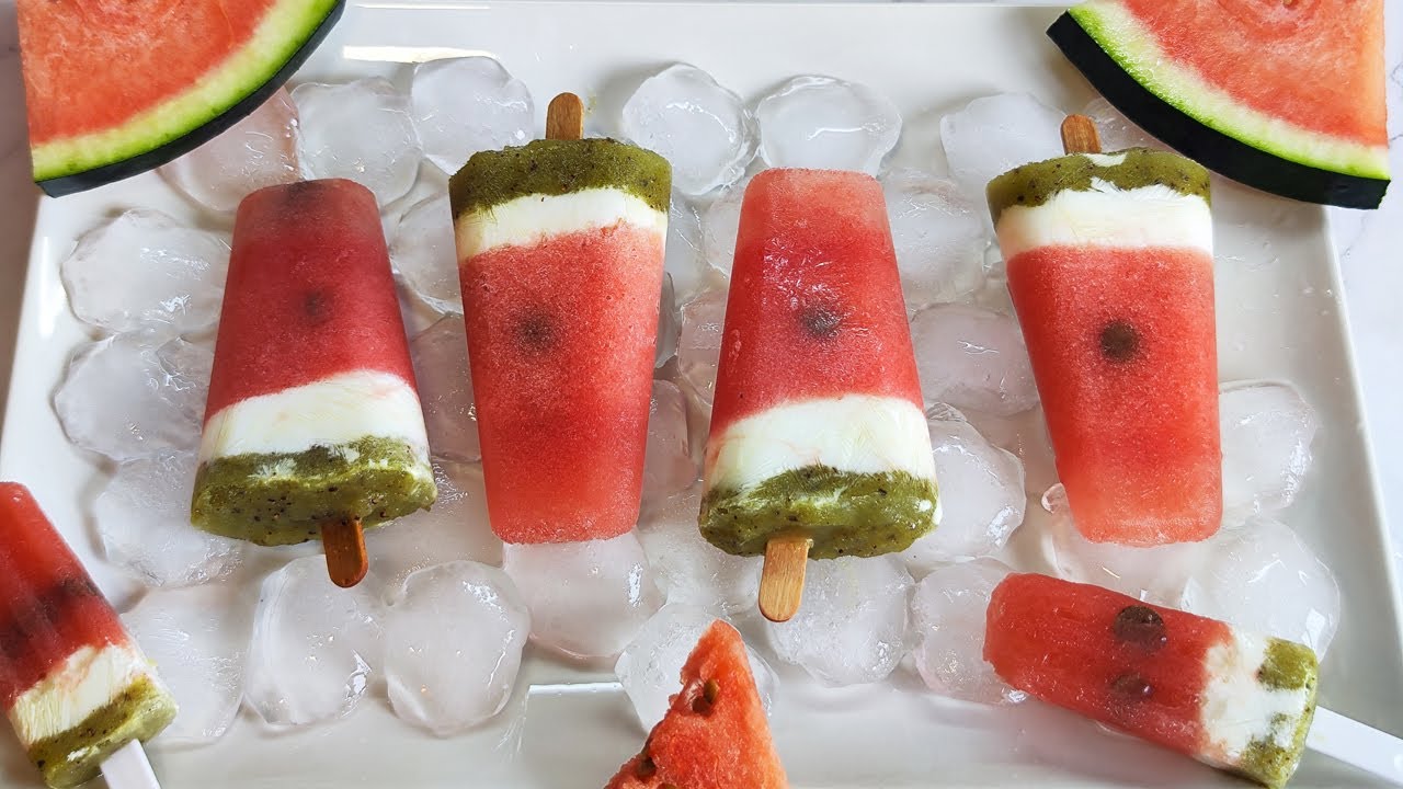 HELADO de SANDIA 🍉🍉| Helado con 3 ingredientes - YouTube