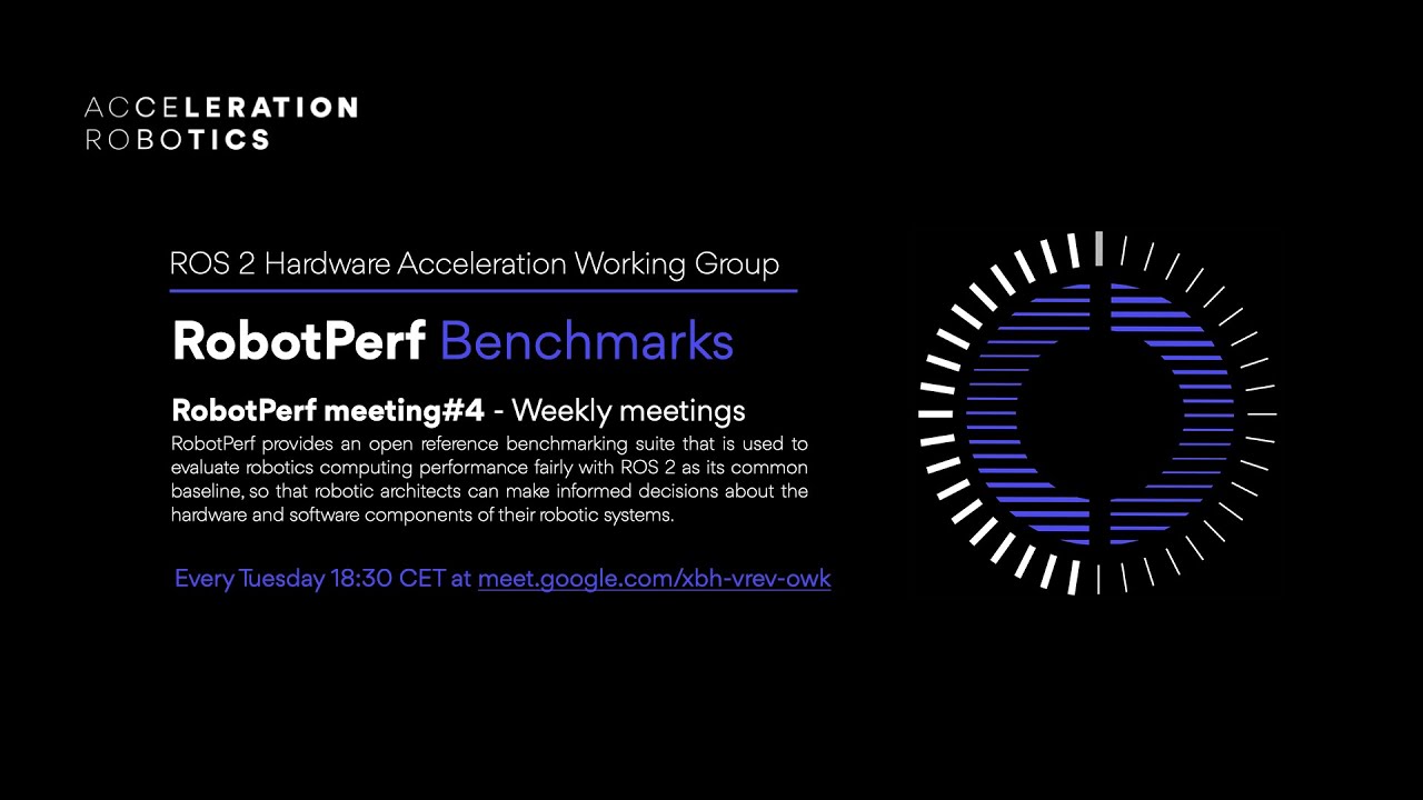 RobotPerf subproject - meeting#4 - YouTube