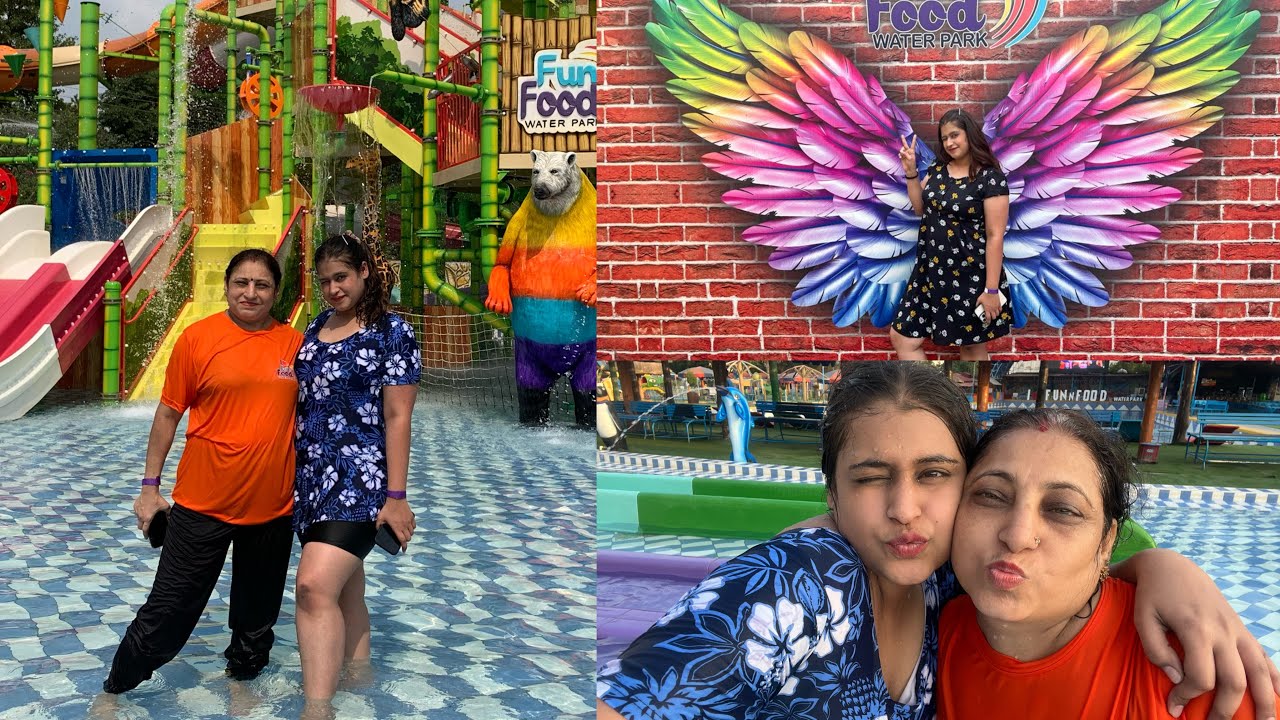 Full masti with family at water park 😍 - YouTube