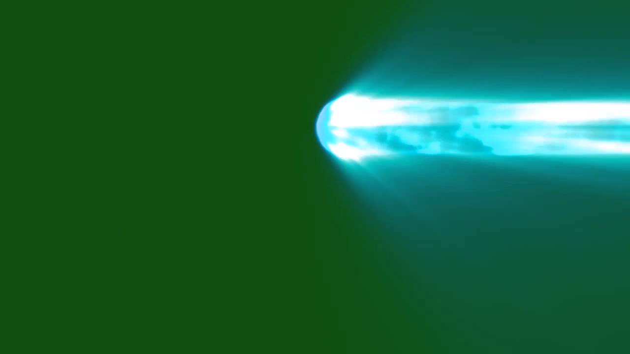 Kamehameha laser blast- Green Screen - YouTube