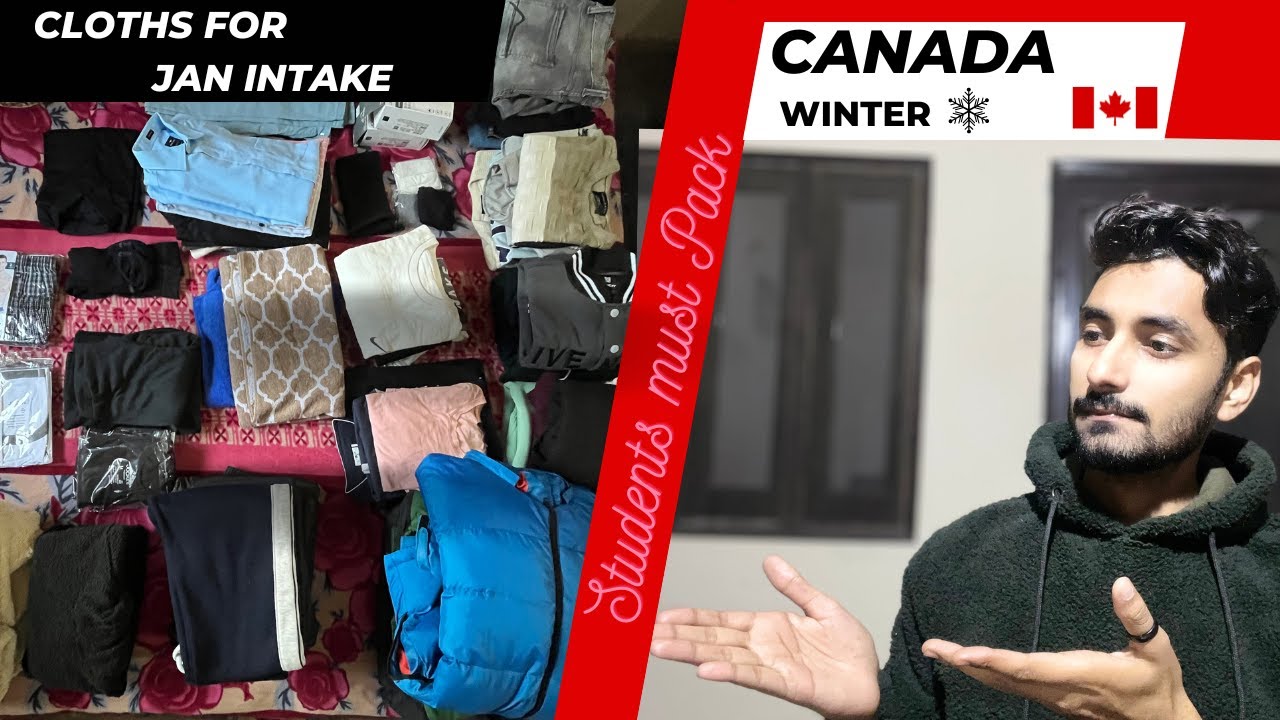 Clothes to 'Pack' for January Intake Canada ️| International students ...