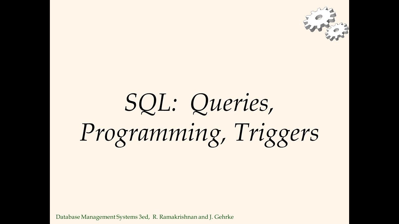 [DBMS] - 06 - SQL - YouTube