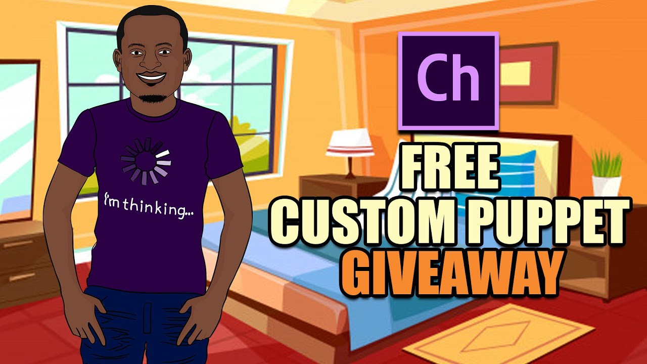 Free Custom Puppet for Adobe Character Animator CC | 1k Sub Give Away ...