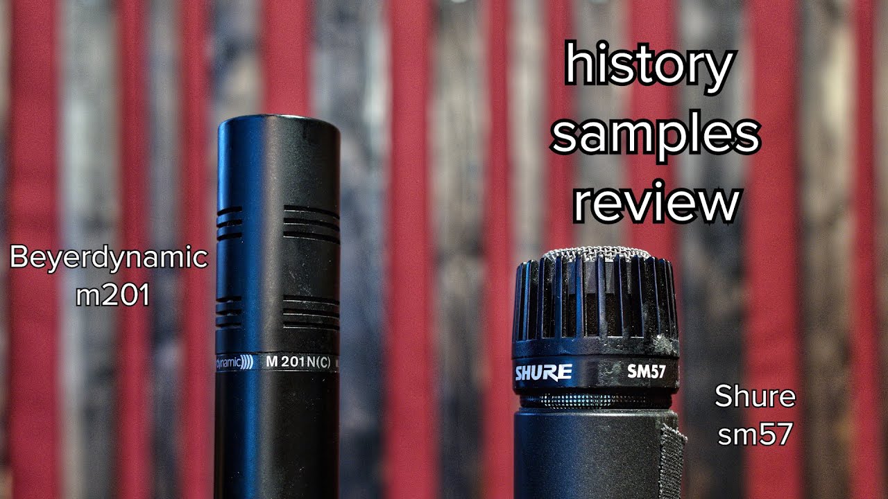 Beyerdynamic m201 & Shure sm57 - Microphone Comparison with Sound ...
