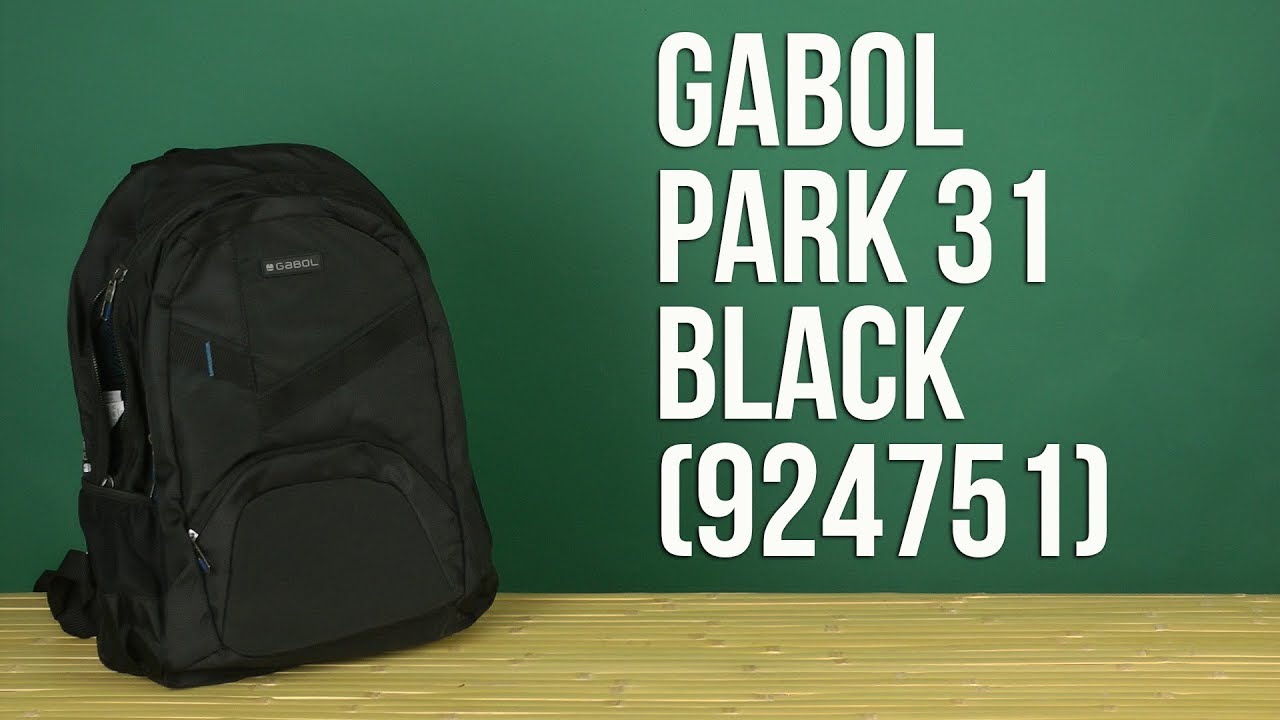 Распаковка Gabol Park 31 Black 924751 - YouTube