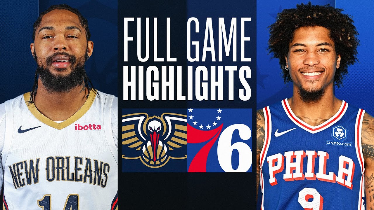 Game Recap: Pelicans 103, 76ers 95 - YouTube