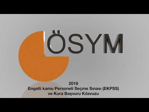 2018 EKPSS : BAŞVURUDA ÖZEL DURUMLAR
