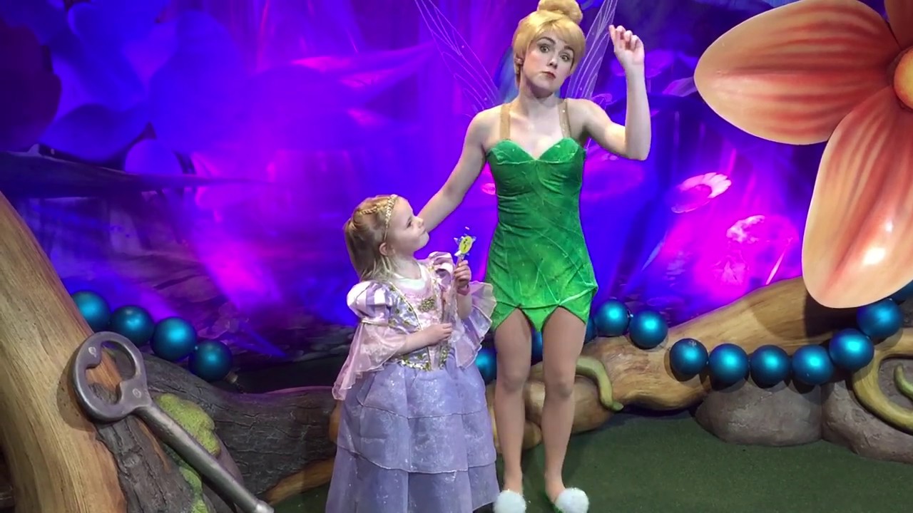 Meeting Tinkerbell at Magic Kingdom - YouTube