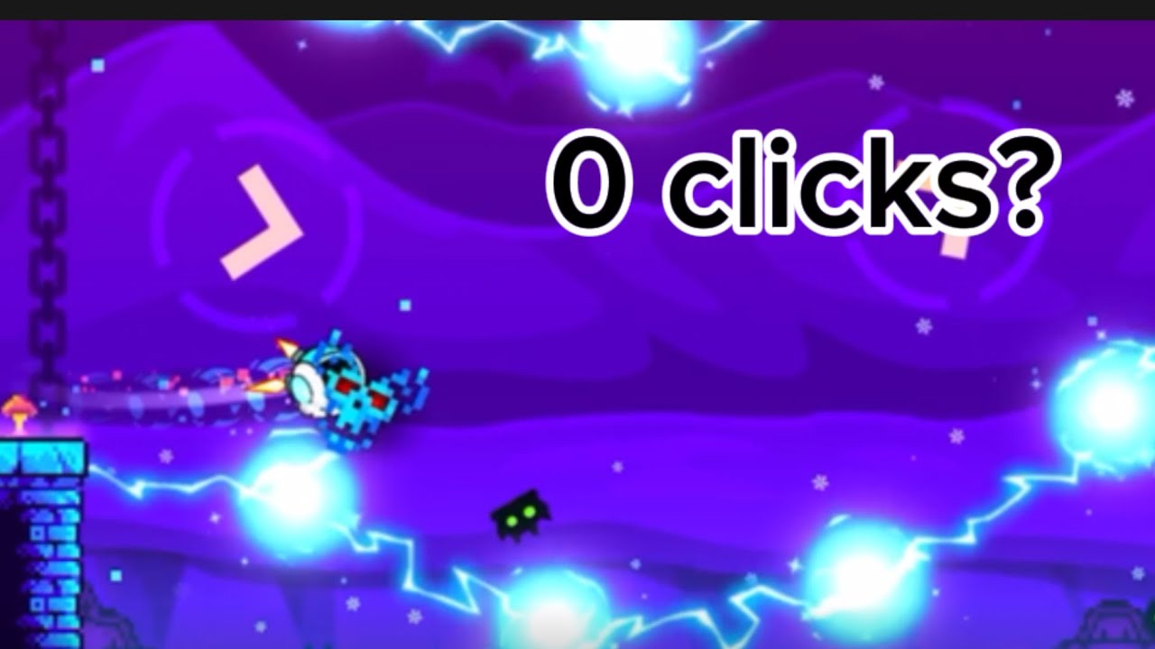 Dash with 0 CLICKS… (Geometry Dash) - YouTube