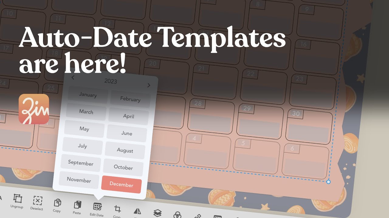 Auto-Date calendars are here! - YouTube