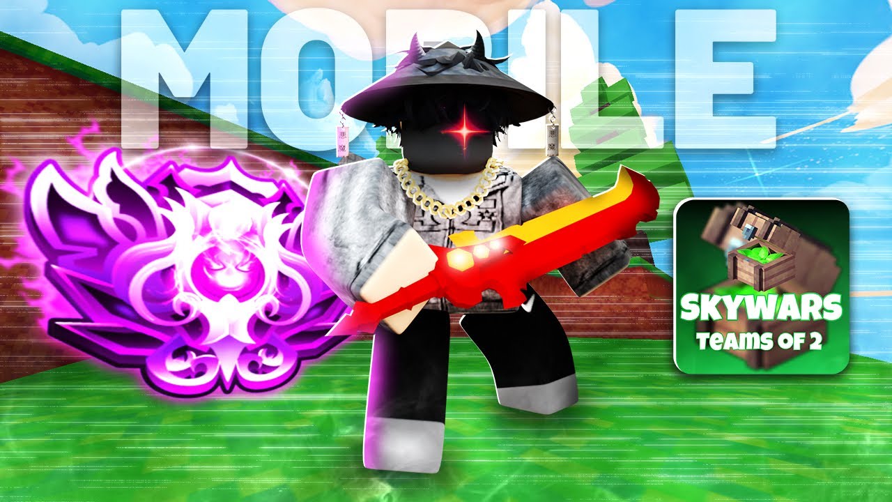 The *BEST* TRYHARD MOBILE Skywars Gameplay! (Roblox Bedwars) - YouTube
