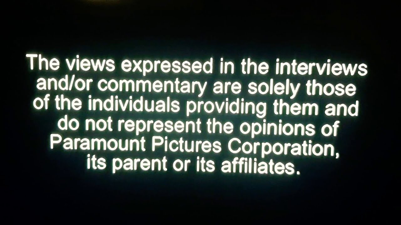 Paramount warning ⚠️ screen/the viewers expressed screen - YouTube