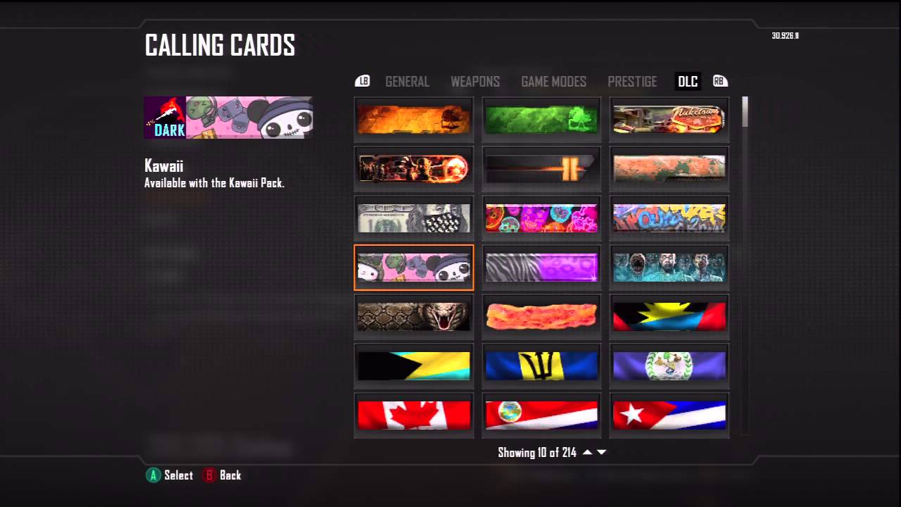 Black Ops 2 - New DLC Calling Cards (Camos) - YouTube