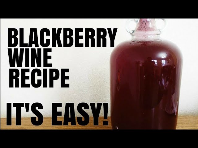Blackberry Wine Recipe 6 Gallons | Deporecipe.co