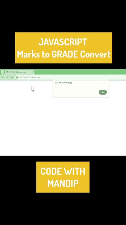 📊 Make a Grading System in JavaScript! 🎓🔥 - YouTube