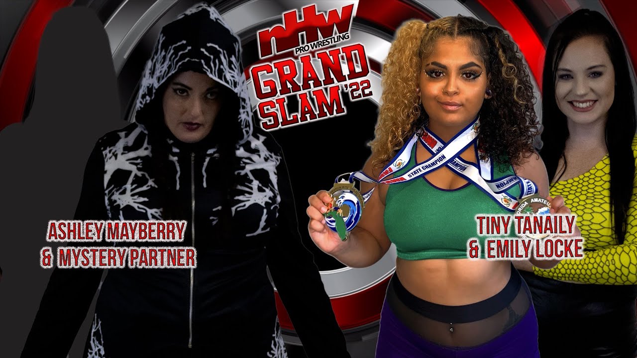Ashley Mayberry And Dolly Blackflower Vs Tiny Tanaily and Emily Locke NHW Grand Slam 22 - YouTube