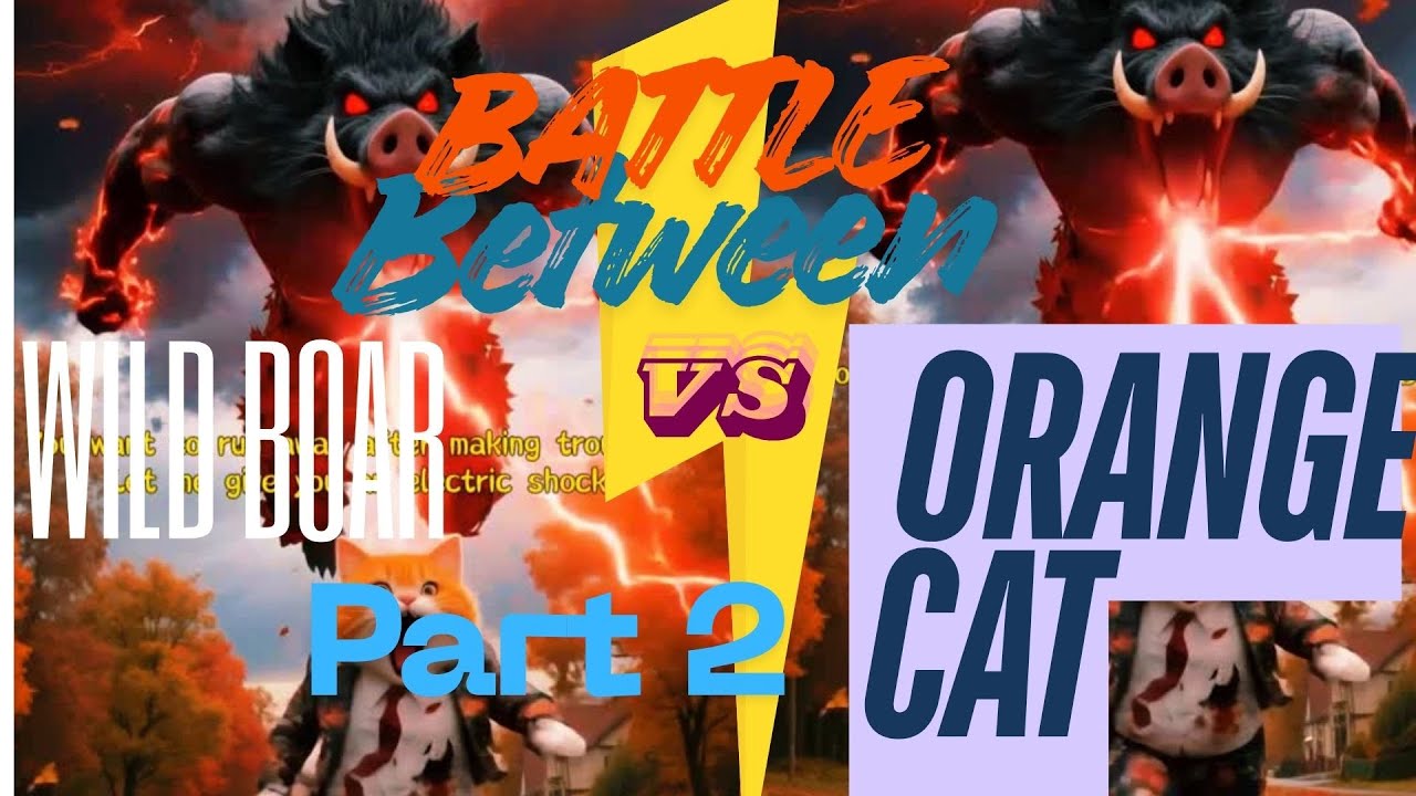 The Battle Between the Wild Boar Titan and Orange Cat – Part 2 ...