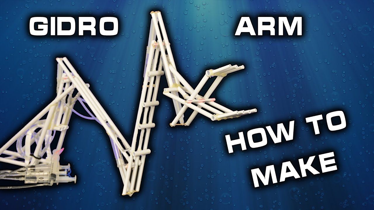 Cool Robot Arm Mechanism! How to Make a Motorized Robotic Arm - YouTube