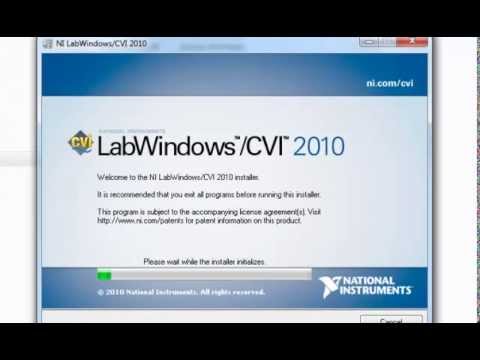 Installation LabWindows CVI 2010 - YouTube