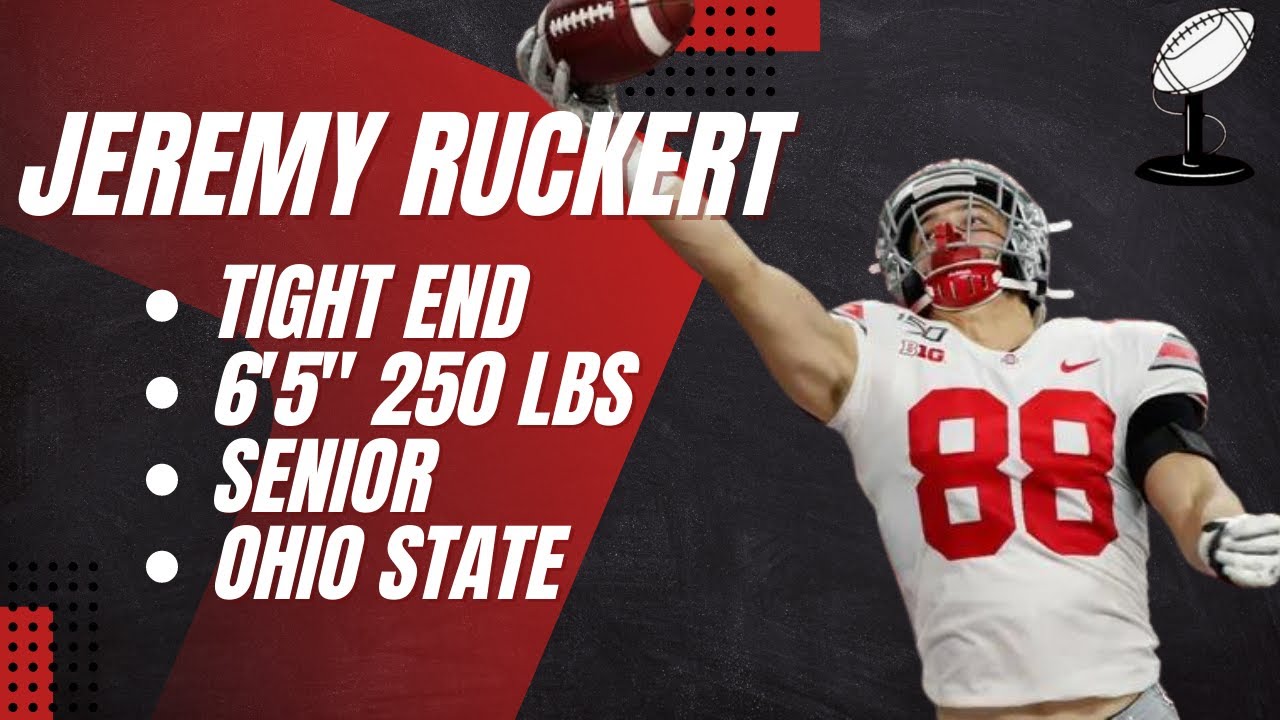 Jeremy Ruckert NFL Draft TE Prospect - YouTube
