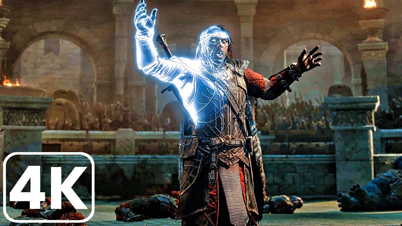 Celebrimbor Destroys Sauron Army Scene (4K 60FPS) Lord of The Rings ...