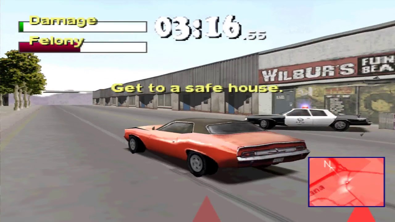 Driver 2 PS1 Missão 5 Las Vegas - YouTube
