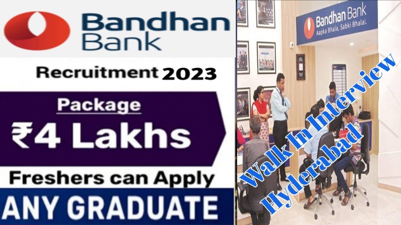 Latest walk in interview bandan Bank Hyderabad 2023/any graduate ...