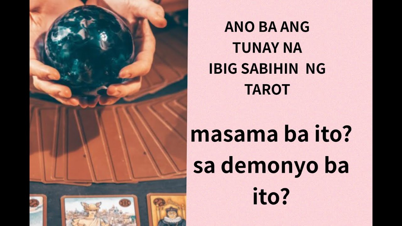 ANO BA ANG TAROT CARD AT ORACLE CARD ? 🙏 DEMONYO BA YAN ? BAWAL SA ...