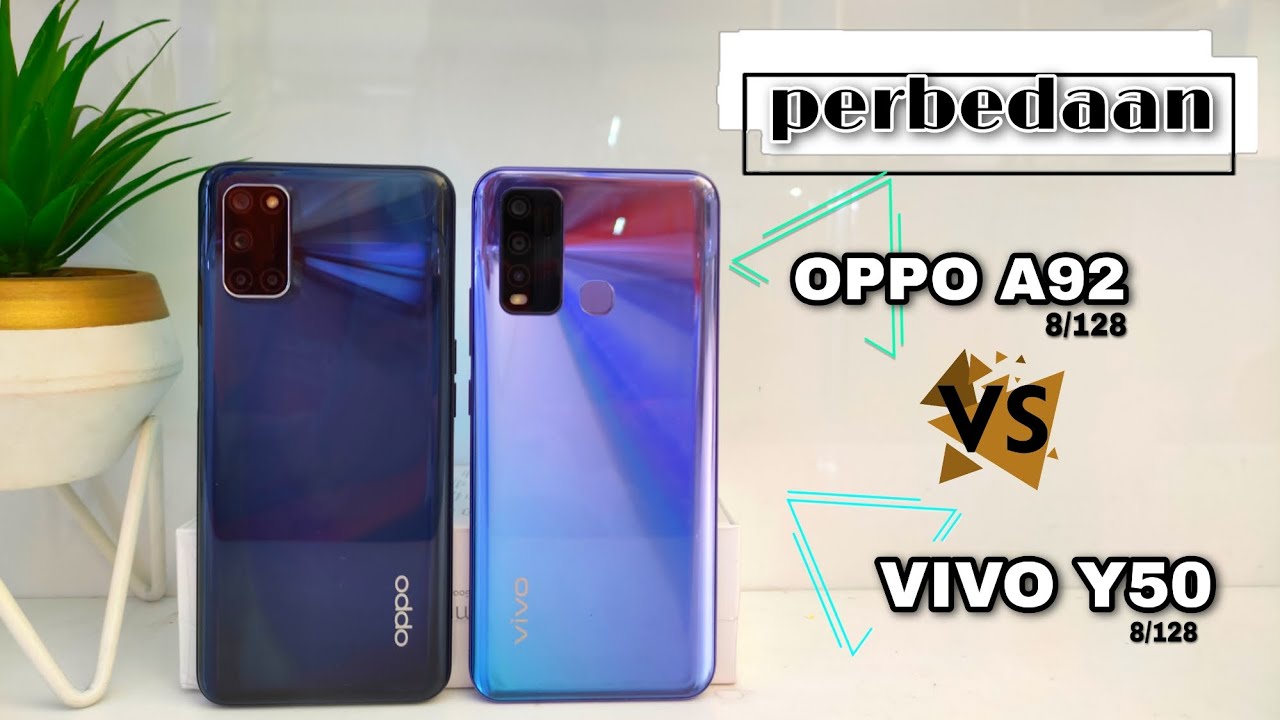 VIVO Y50 VS OPPO A92 | PERBEDAAN SPESIFIKASI - YouTube