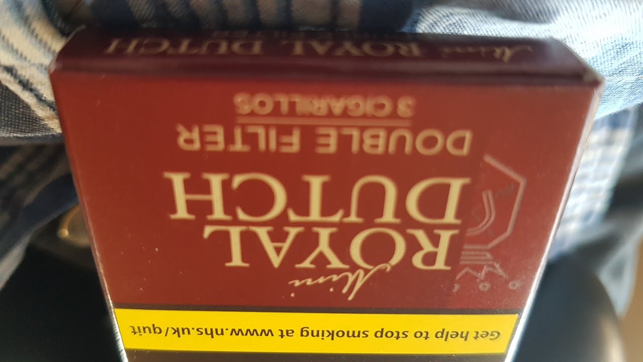 Mini Royal Dutch Double Filter Cigarillos - YouTube