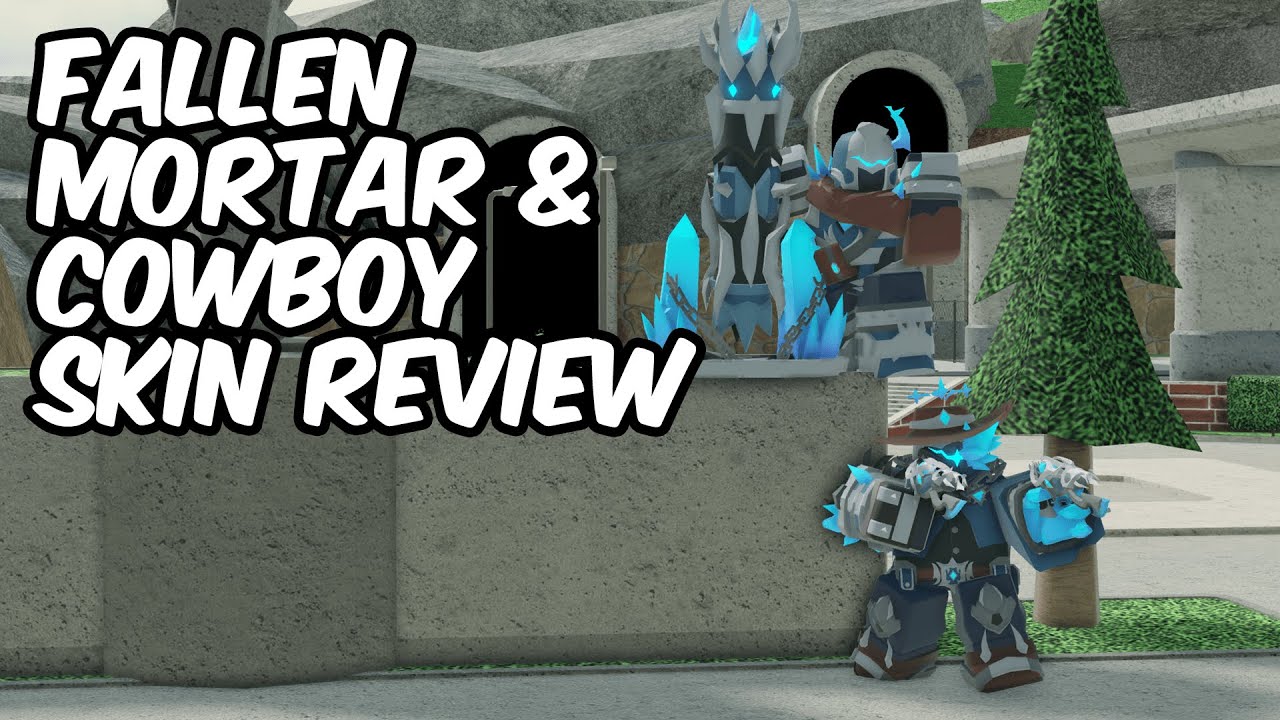 FALLEN MORTAR & COWBOY SKIN REVIEW | Tower Defense Simulator | ROBLOX ...