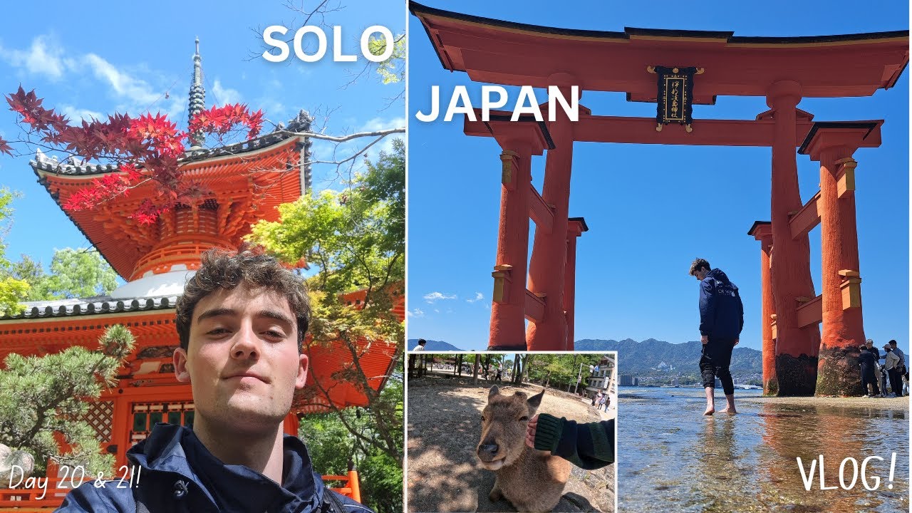 | JAPAN SOLO TRAVEL VLOG | DAY 20 & 21!| Hiroshima & Miyajima - YouTube